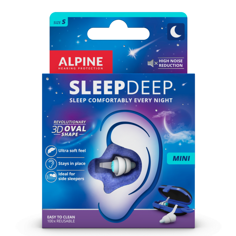 Ausų kimštukai miegui ALPINE Sleep deep - Audiomedika
